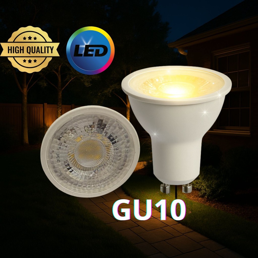10W GU10 LED Bulb Daylight/ Warm White/Cool White Energy-Saving ...