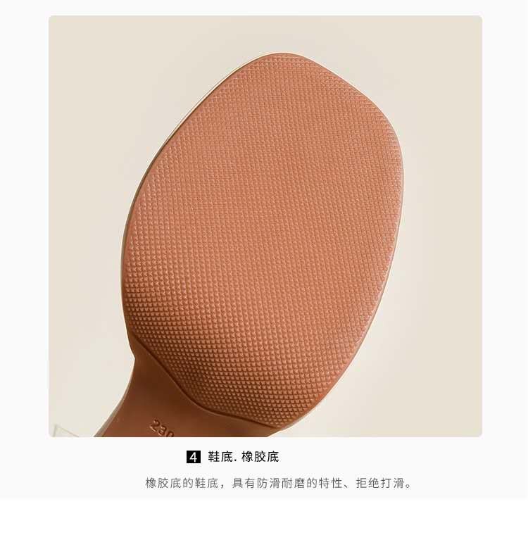 LYS Sandals for Women High Heels Women Transparent double strap 9cm ...