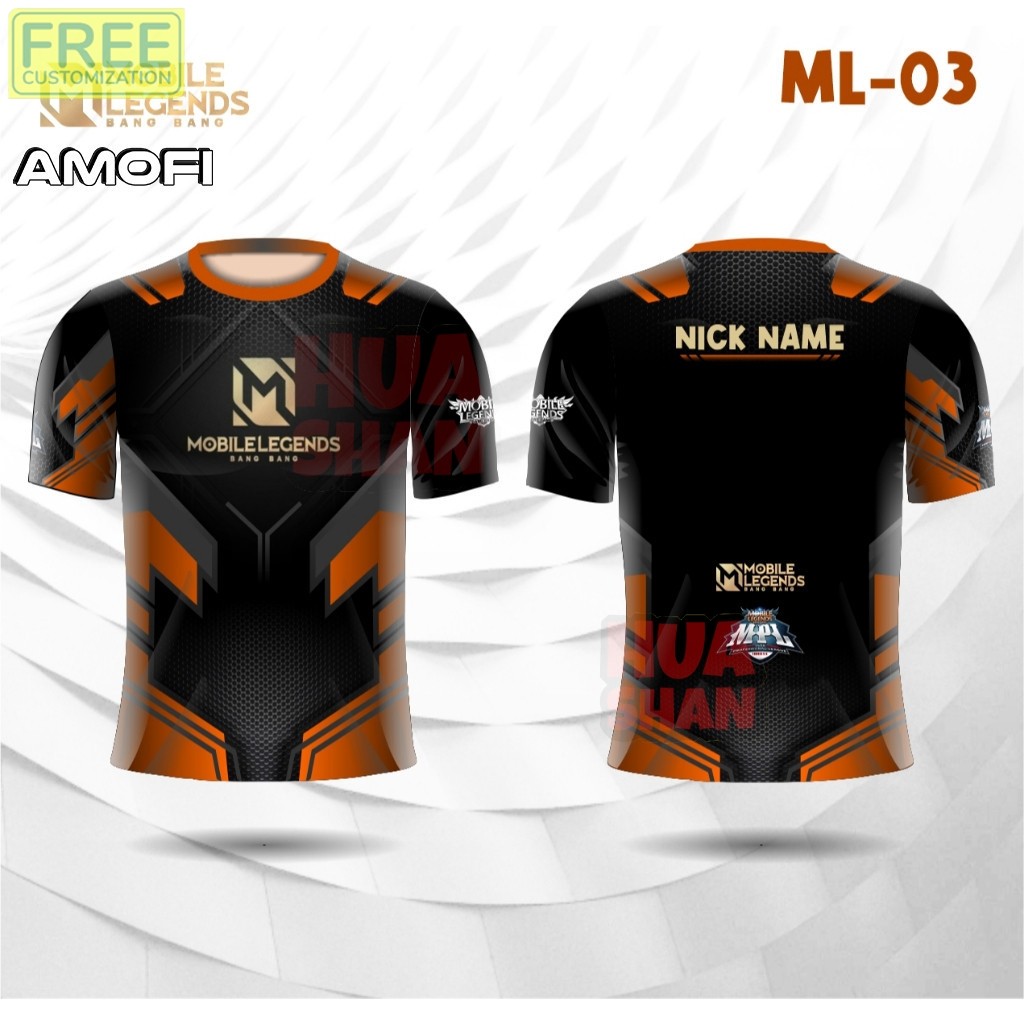 Free customized New Design E-Sports MOBILE LEGENDS t shirt for women ...