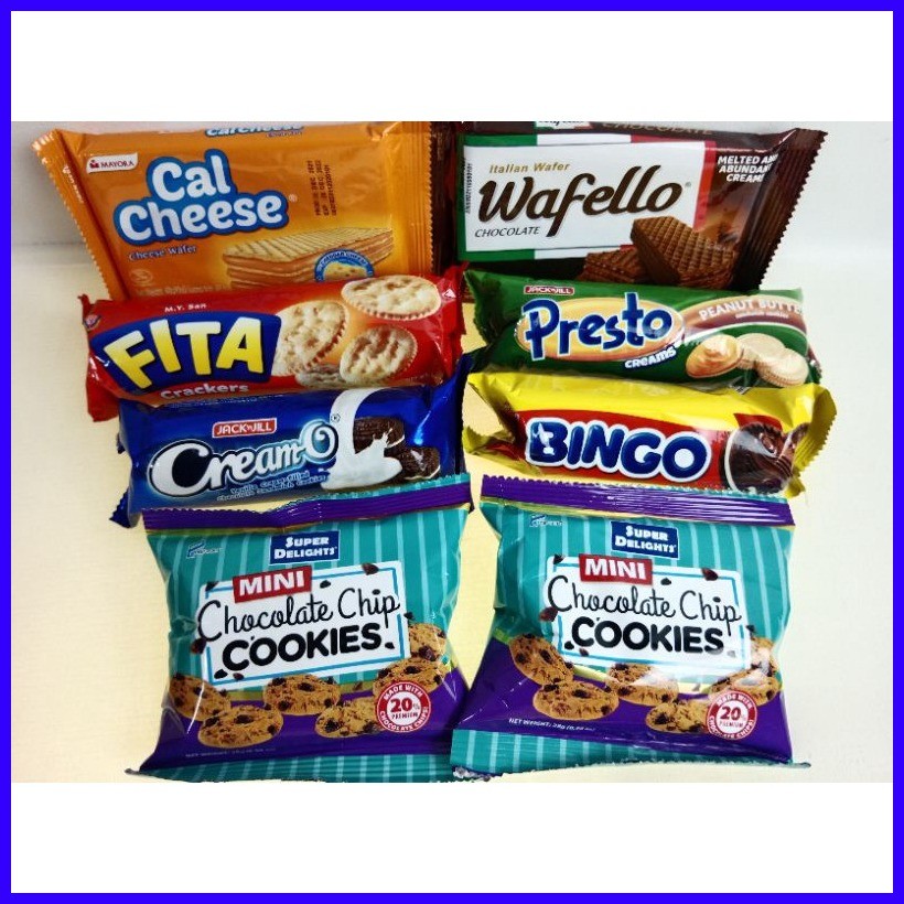 Grocery Package ( Assorted Cookies/Crackers/Wafer Set ) | Shopee ...