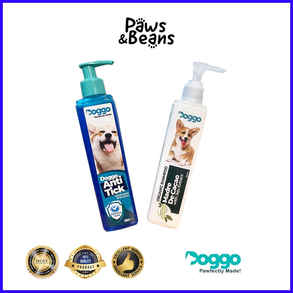 Doggo Shampoo Anti-tick and Organic Madre De Cacao with Jeju Extract ...