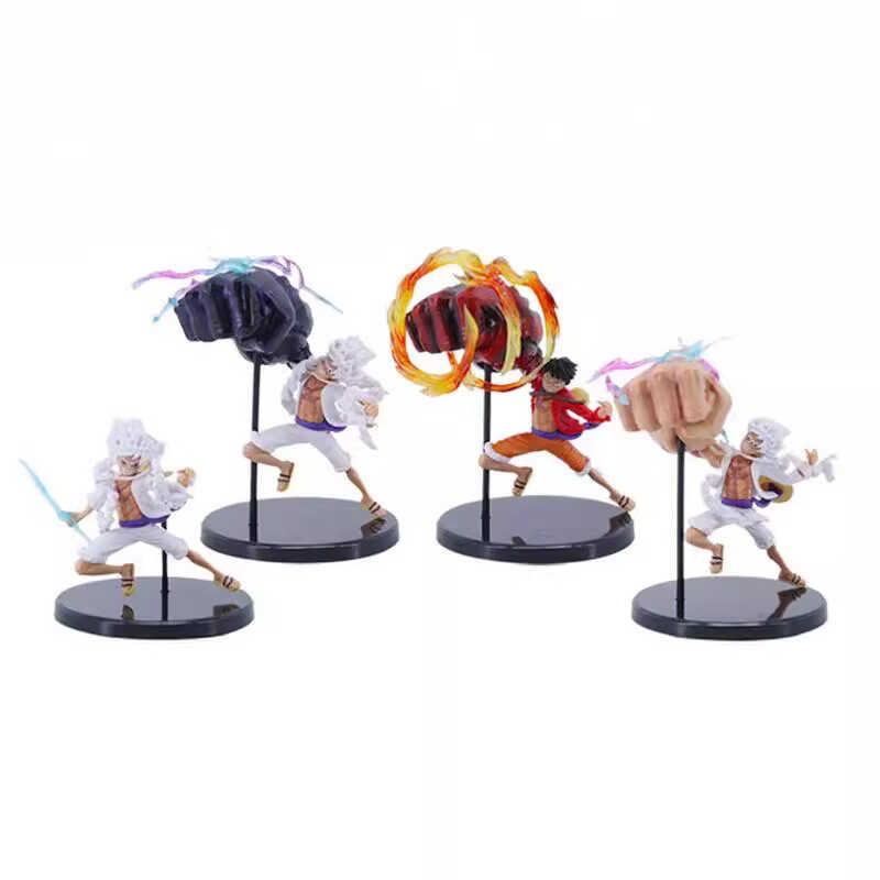 One Piece GK Nika Luffy 4 Sun God Big Fist Luffy 4 Level Ornament Fig ...