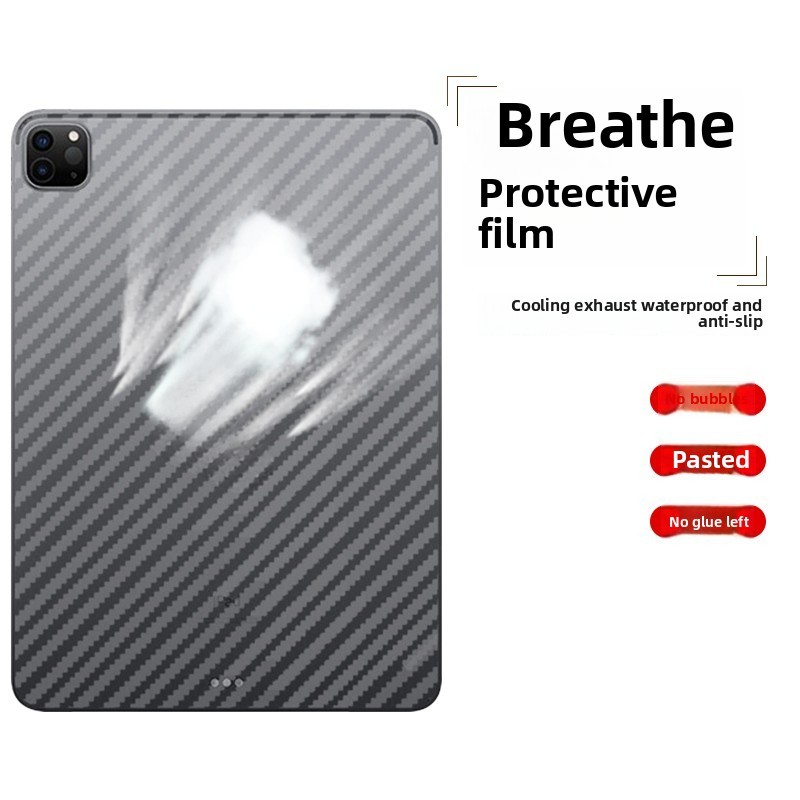 Carbon Fiber Skin Back Film For Samsung Galaxy Tab Tab S10 FE+ 13.1 ...