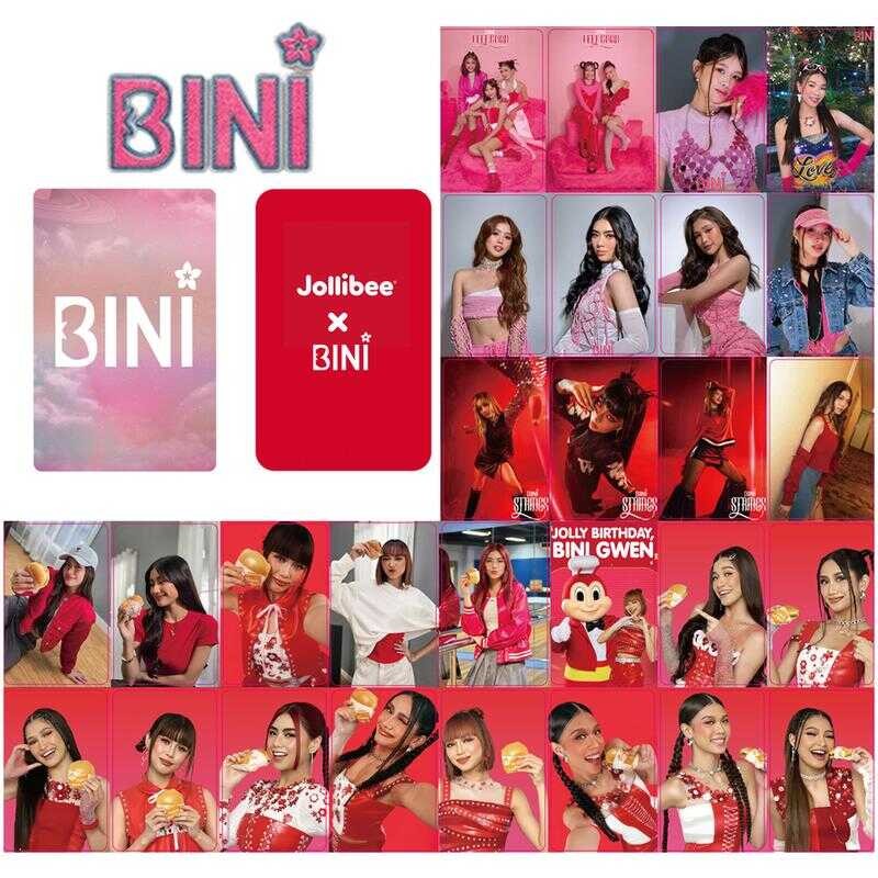 50/55 PCS BINI Salamin, Salamin Back-To-Back Laminated Photocards ...