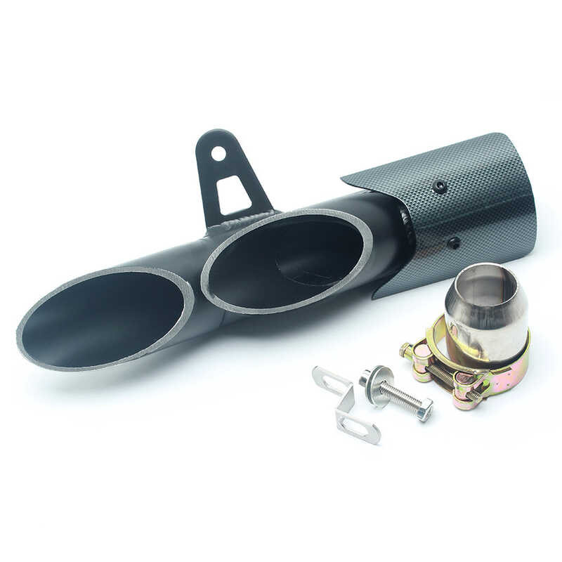 For Suitable Modified Motorcycle Exhaust Pipe TOCE Dual Straight Pipe ...