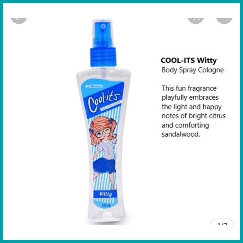 Cool Its Cologne 100ml | Shopee Philippines