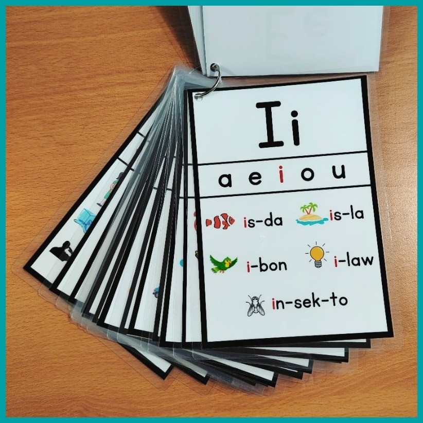 ☀ ∠ ABAKADA Pagpapantig Flashcards: Pagbasa sa Filipino with Sample ...
