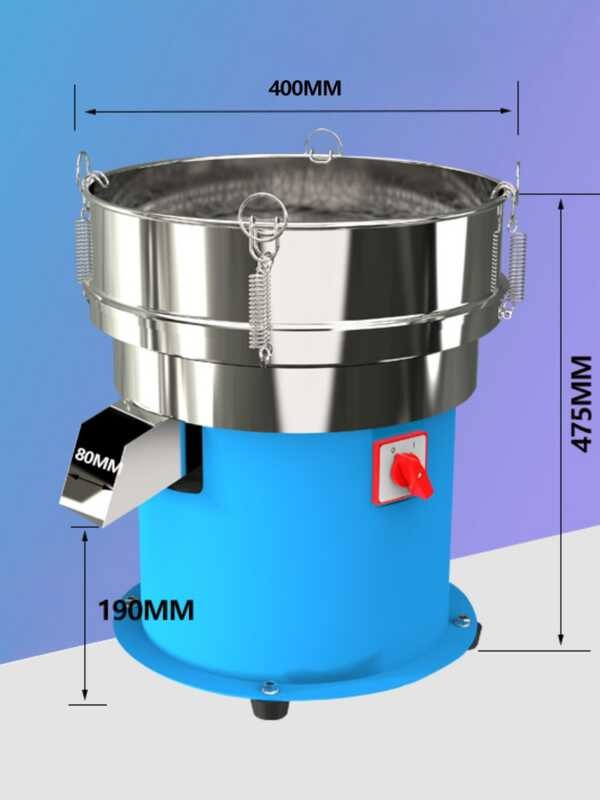 Flour Electric Sifter Soy Milk Filter Plastic Powder Vibrating Screen ...