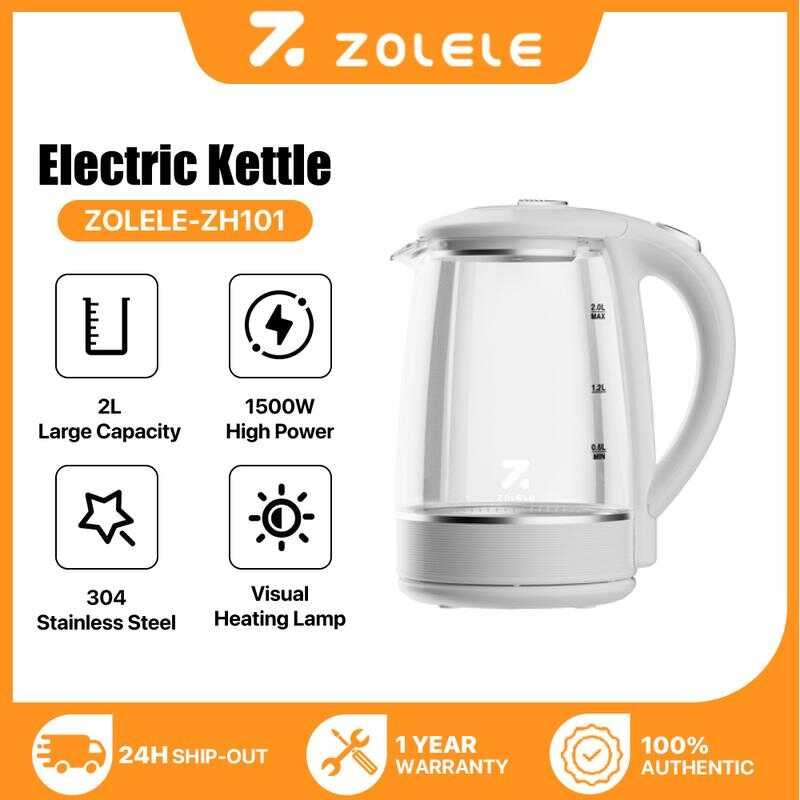 【Bestseller】Zolele Zh101 Electric Water Kettle High Power Anti Scalding ...