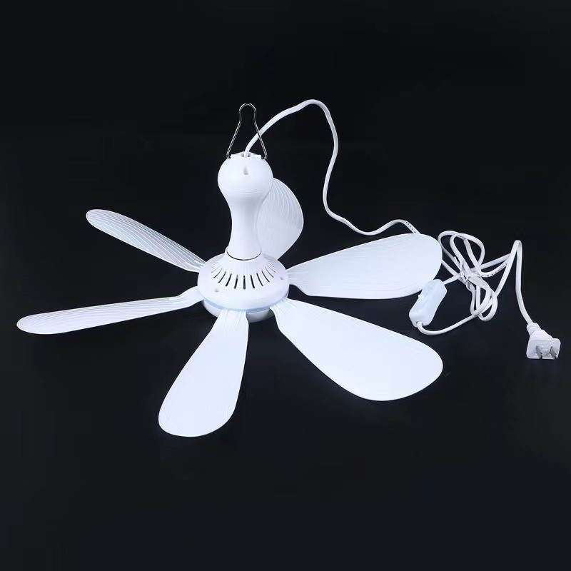 5V USB Ceiling Fan 6 Blade Ceiling Fan USB Cable Fan Household Hanging ...