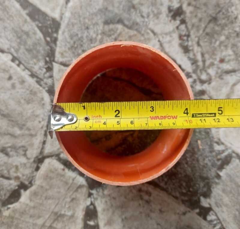 PVC (Pre Cut) SANITARY PIPE BIOPIPE S600 SOLD PER 2 FT 1 METER FEET ...