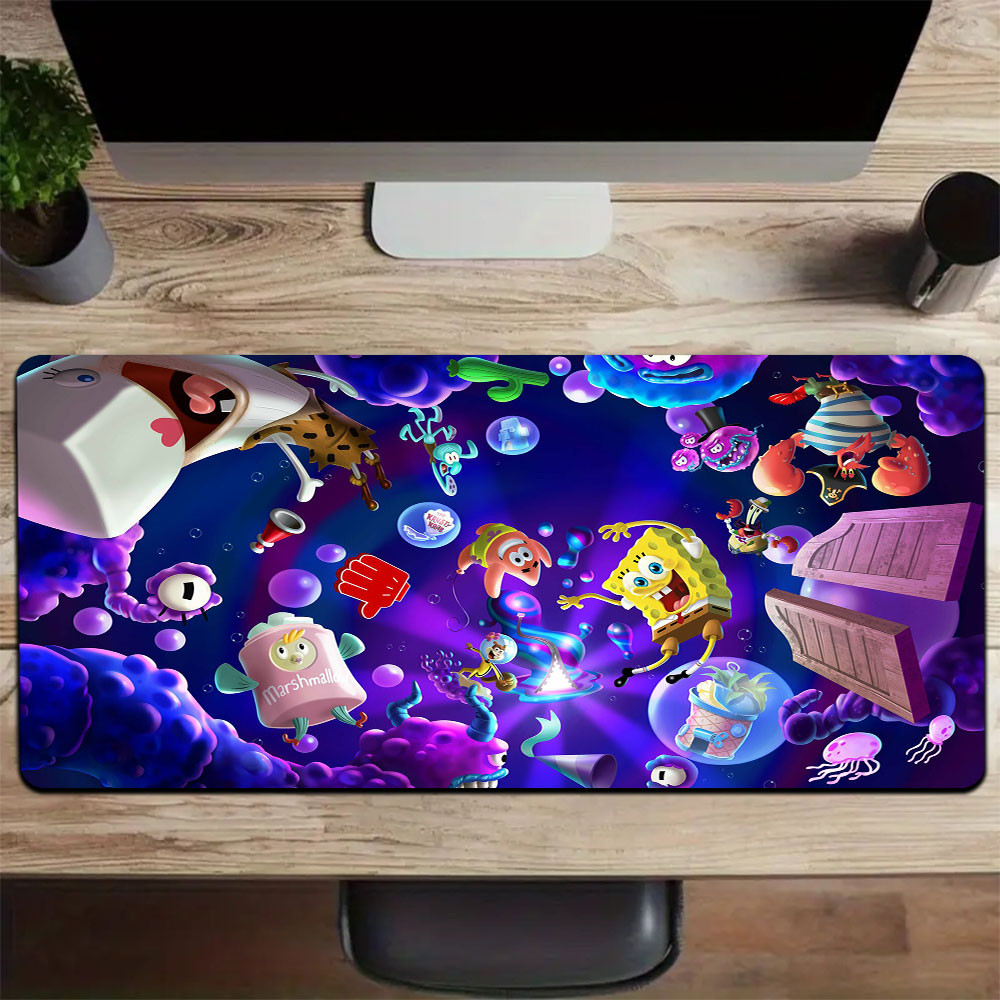 1pc SpongeBob Large Mouse Pad computer mat Desk Mat keyboard mat Office ...