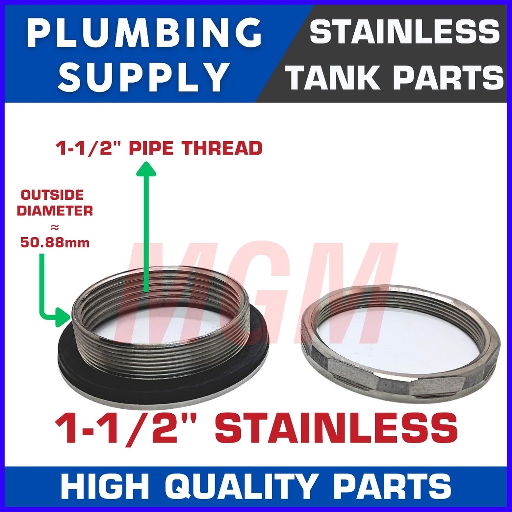 Stainless 304 Tank Bushing Fit Best Tank Fittings Plumbing Accessories ...