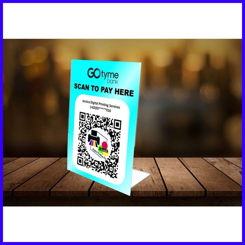 ACRYLIC QR CODE STANDEE | Shopee Philippines