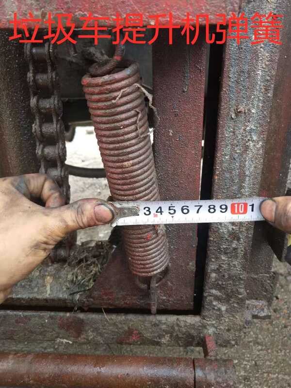 Hanging bucket elevator, tension flipping machine, spring, garbage ...