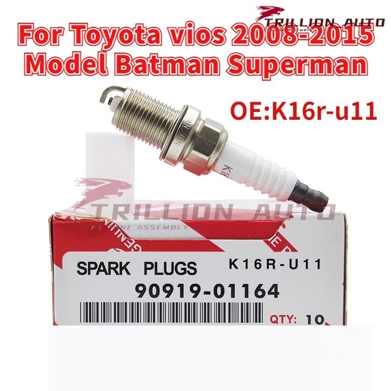 1 Pc Spark Plug for TOYOTA Vios 2008-2015 Model Batman Superman Spare ...