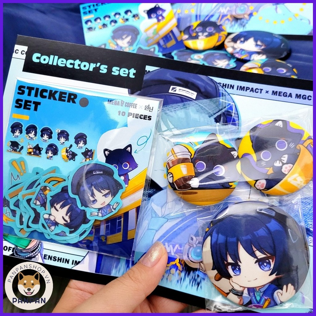 Wanderer Scaramouche Badge sticker Collection - Genshin Impact | Shopee ...