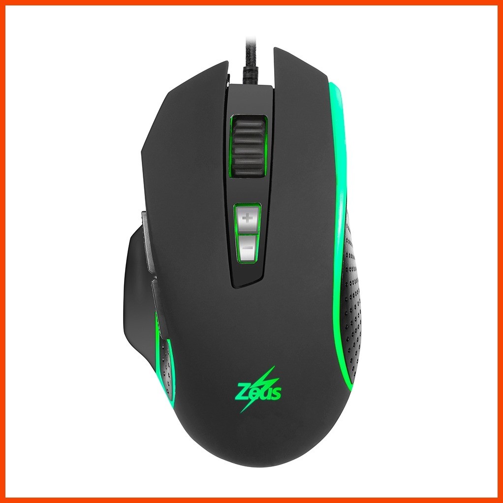 ☪ Zeus® M550 ( Black Mamba ) Wired Gaming Mouse With Breathing ...