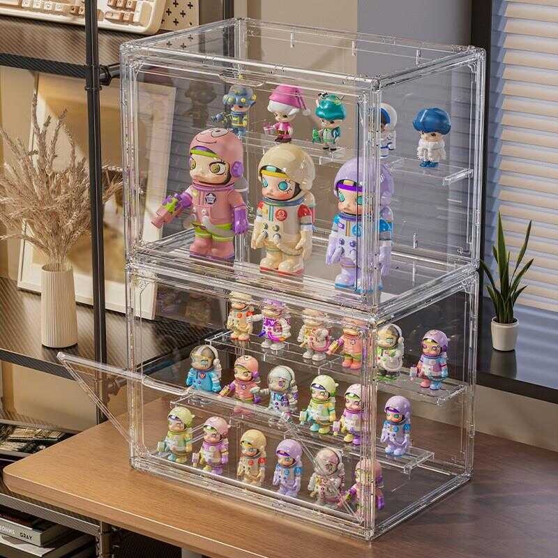 My My Mystery Box Storage Display Stand Transparent Magnetic Suction ...