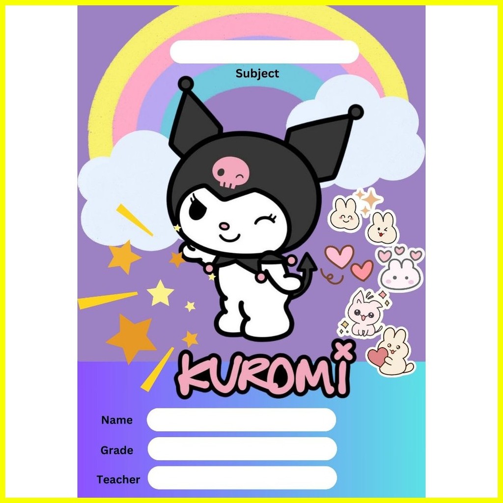 Kuromi Writing Notebook Composition NOtebook Deped Matatag K-12 ...