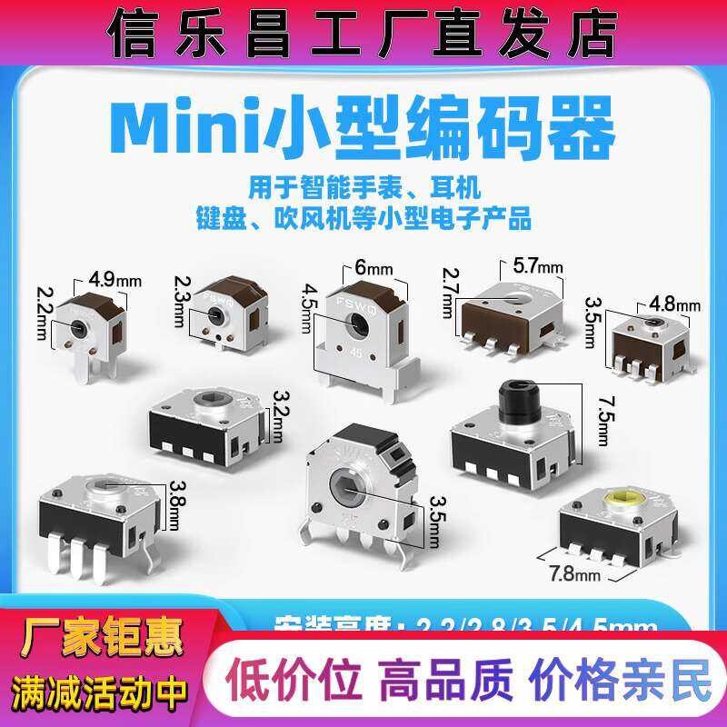 FSWQ Mini Mouse Wheel with Smart Wearable Bluetooth Earphone Rotary ...