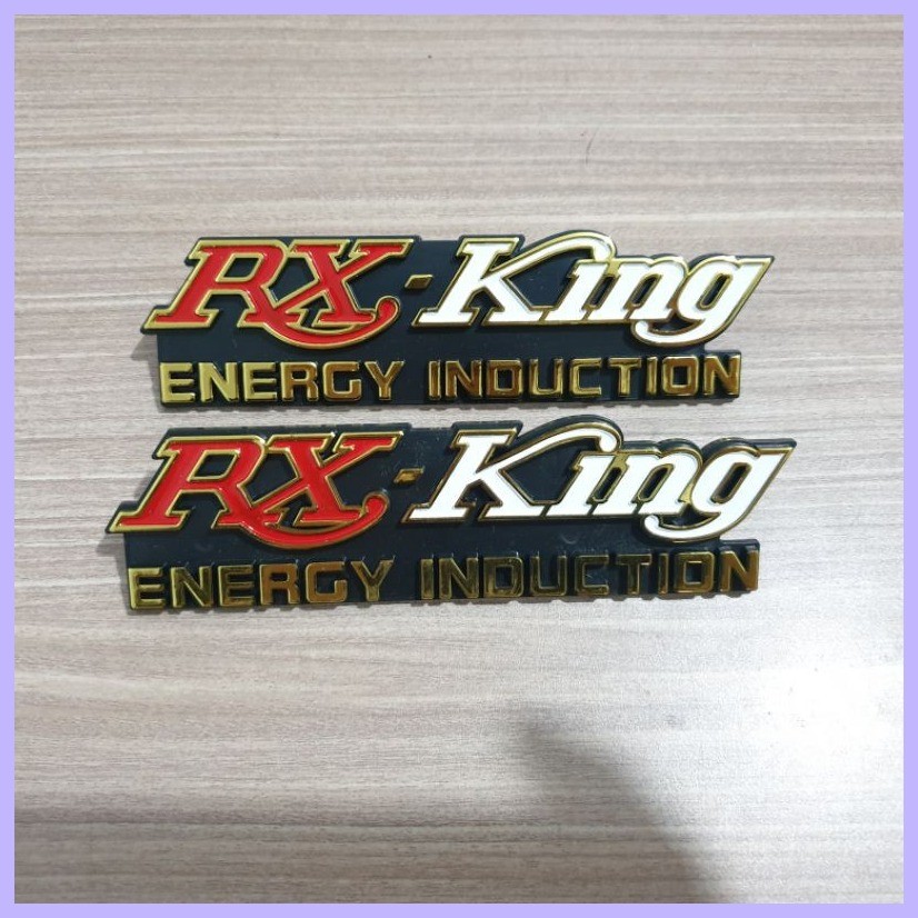 Pair of Yamaha RX King Emblem Logos RX King Battery Box Emblem Logo Set ...