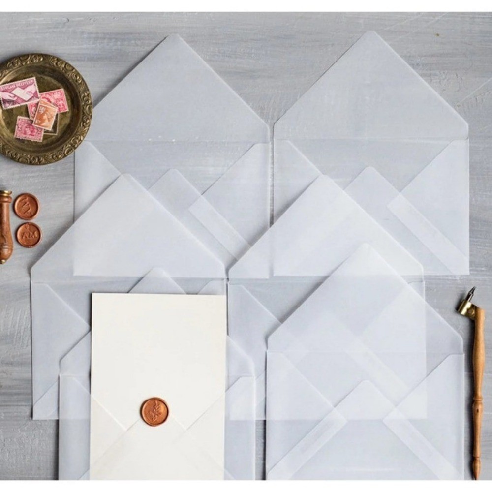 4R/5R transparent letter envelope 4R 5R sulfuric acid paper translucent ...