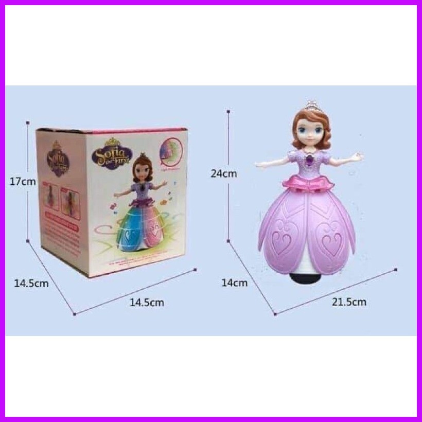 Dancing Girl Sofia the First Toy with Sounds and Lights | Shopee ...