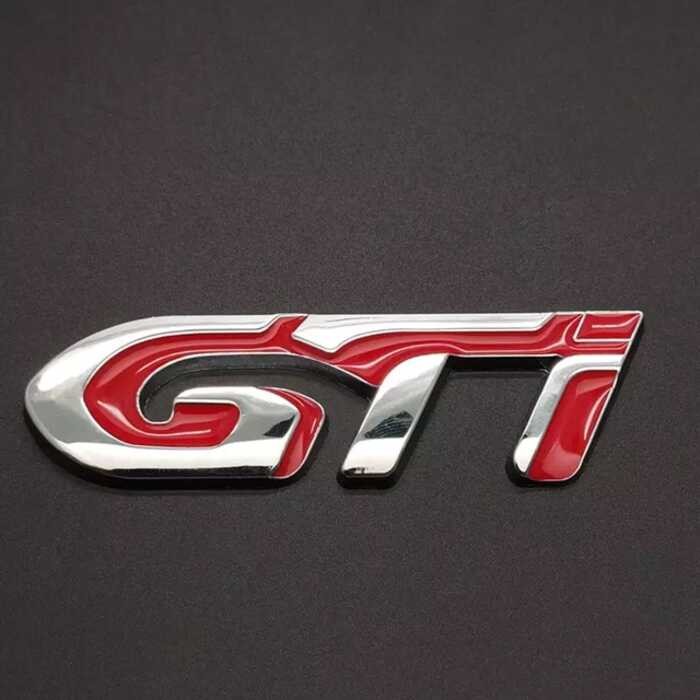 GTI Car Logo Metal Body Sticker Tail Logo Suitable for Peugeot Citroën ...