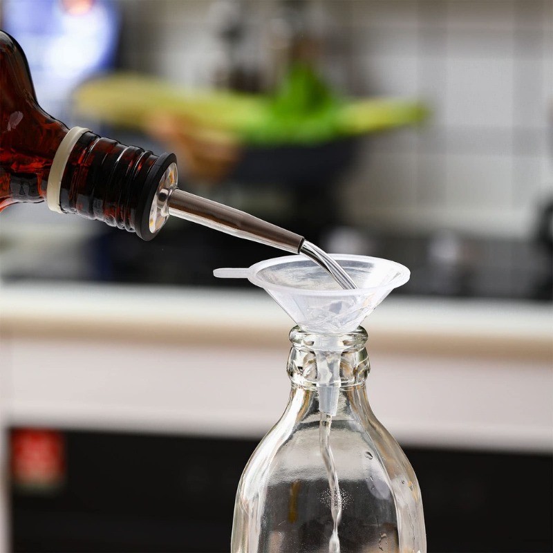 Mini Transparent Funnel - Small Mouth Liquid Oil Hopper Plastic Gadgets ...