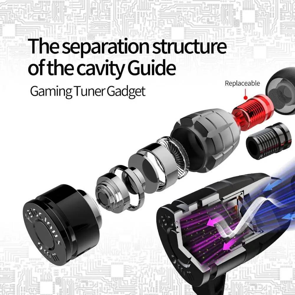 merhead Plextone G25 Gaming Earphones With Mic In Ear Noise Isolation ...