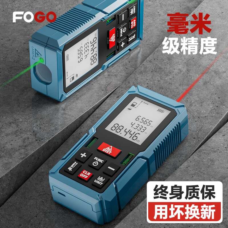SATA FOGO Laser Distance Meter Handheld Infrared Measuring Ruler ...