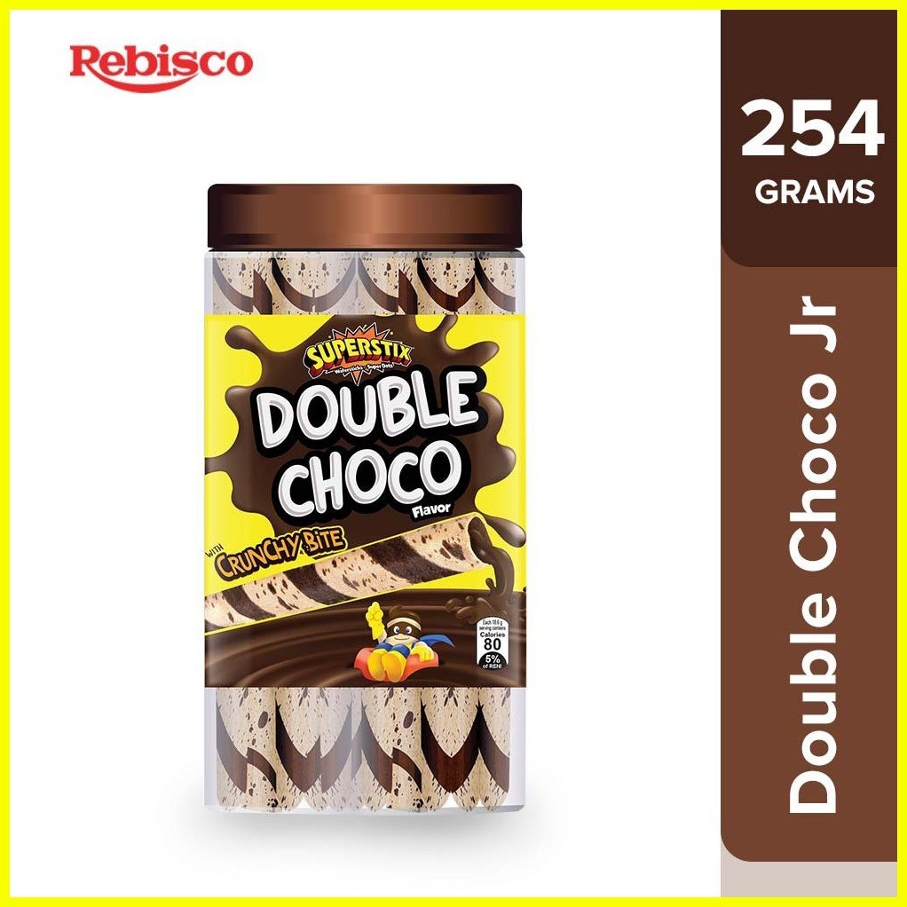 Rebisco Superstix Double Choco Jr 240g | Shopee Philippines