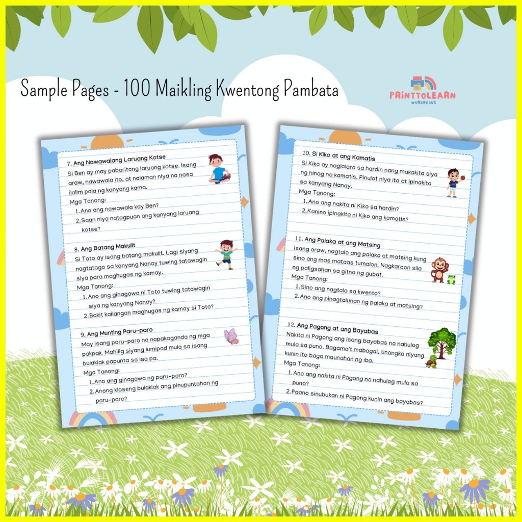 100 Maikling Kwentong Pambata 100 short stories specifically written ...