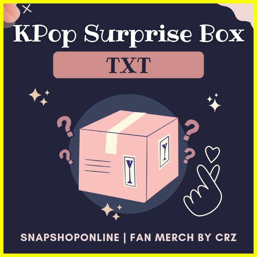 TxT Surprise Box Kit Gift Bundle KPop (posters, sticker, photocards ...