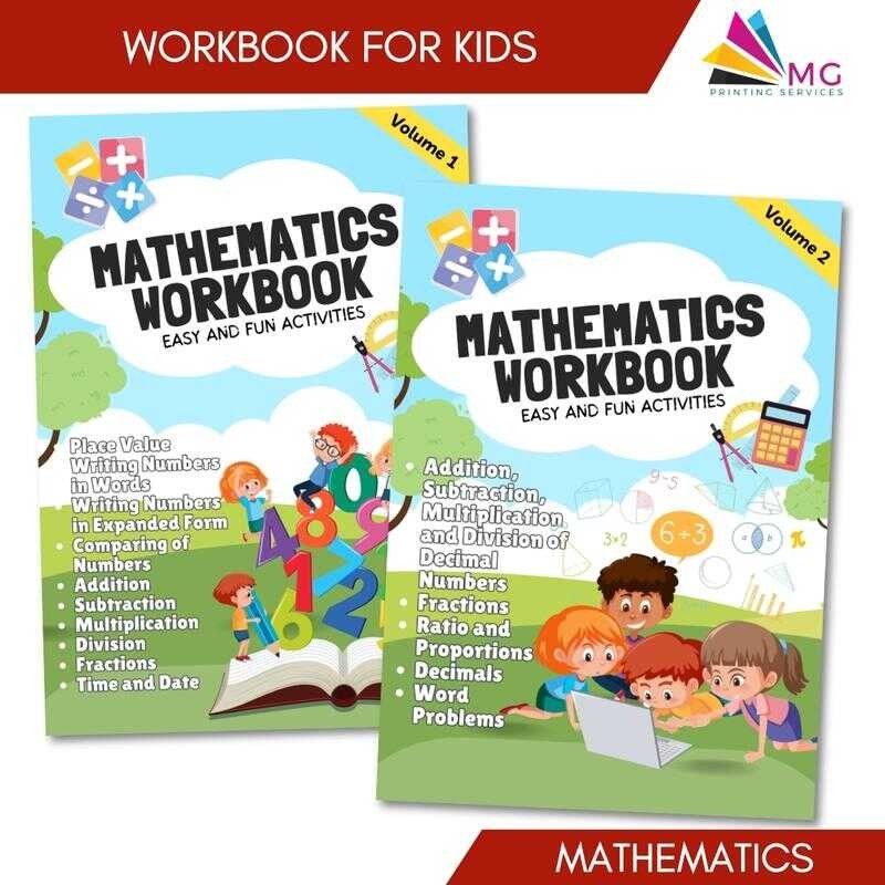 Mathematics Workbook For Kids - Easy And Fun Activities | Shopee ...