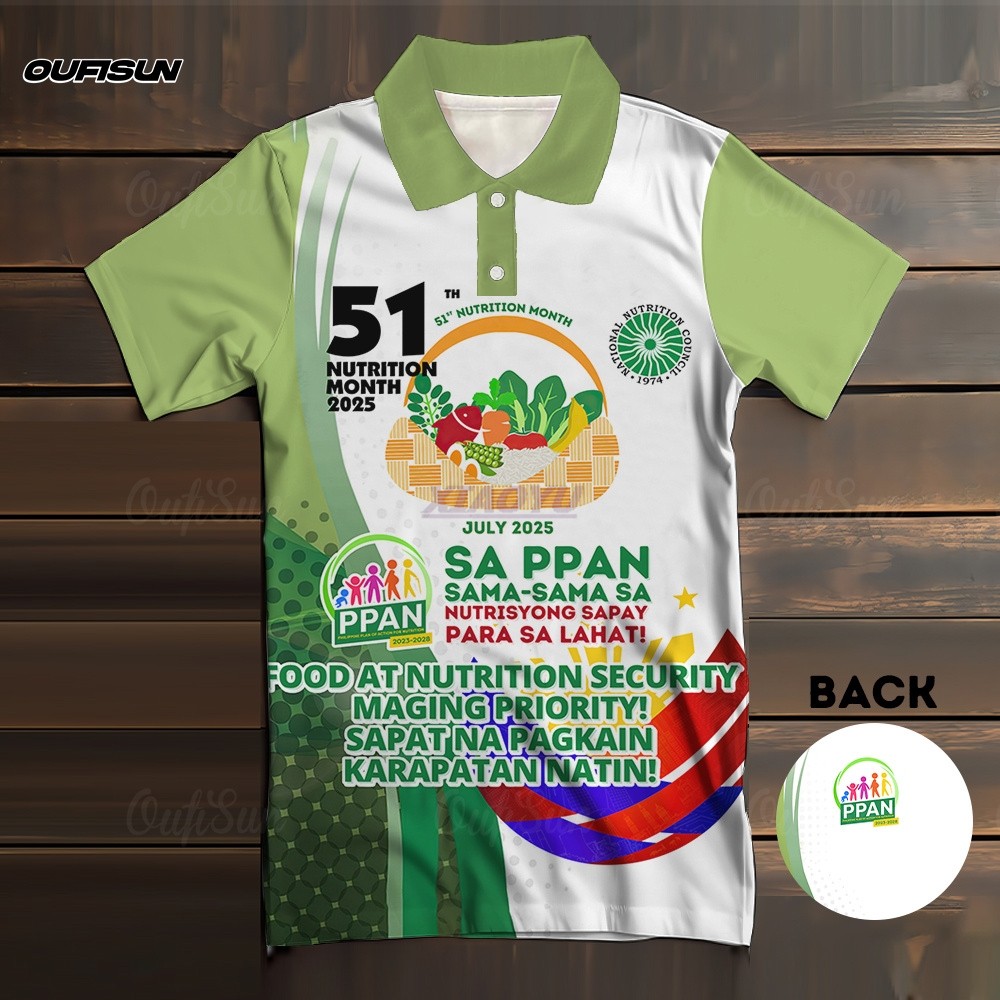 PPAN Nutrition Month 2025 Official Tshirt Full Sublimation TShirt Men ...
