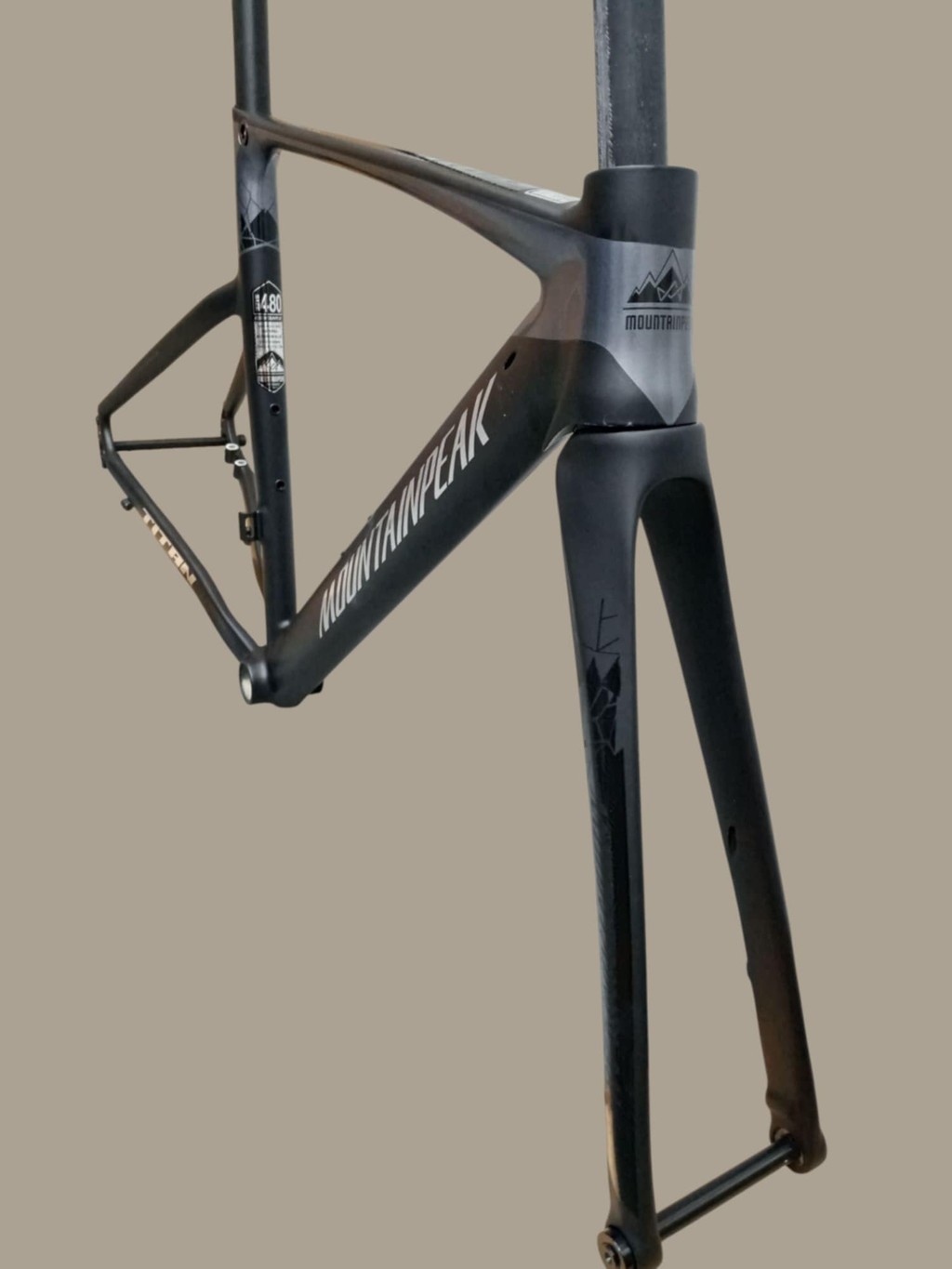 PRO AGENT X MOUNTAINPEAK TITAN MTP FRAMESET ROAD CARBON FORK, ALLOY ...