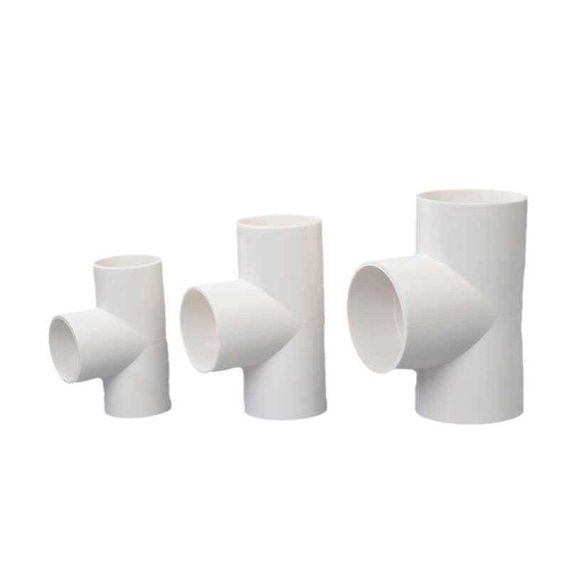 Conduit Tee PVC White National Standard Flame Retardant Electrical Pipe ...