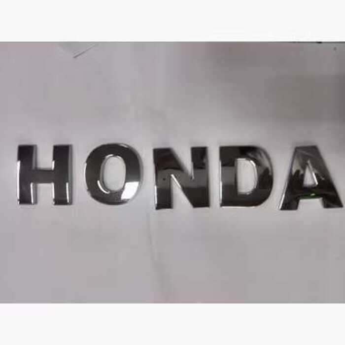 3D Car Logo Sticker for Honda English Alphabet Trunk Lid | Shopee ...