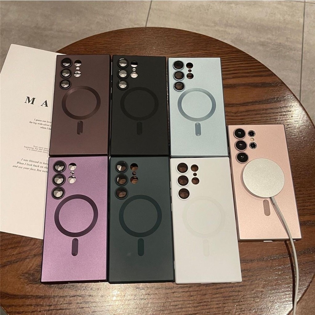 Luxury Black Matte Magnetic Case for Samsung Galaxy A07 A17 A05 M05 F05 ...