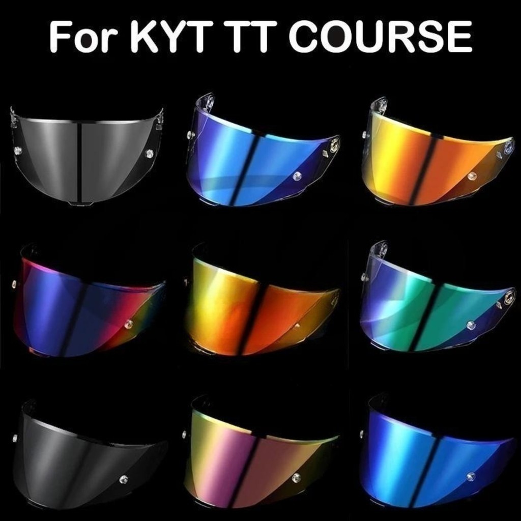KYT TT Course Visor Lens Helmet Visor for KYT TT TTC Revo Lens Full ...