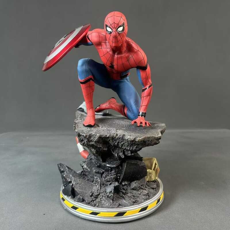 original avengers captain america civil war spider man shield holding ...