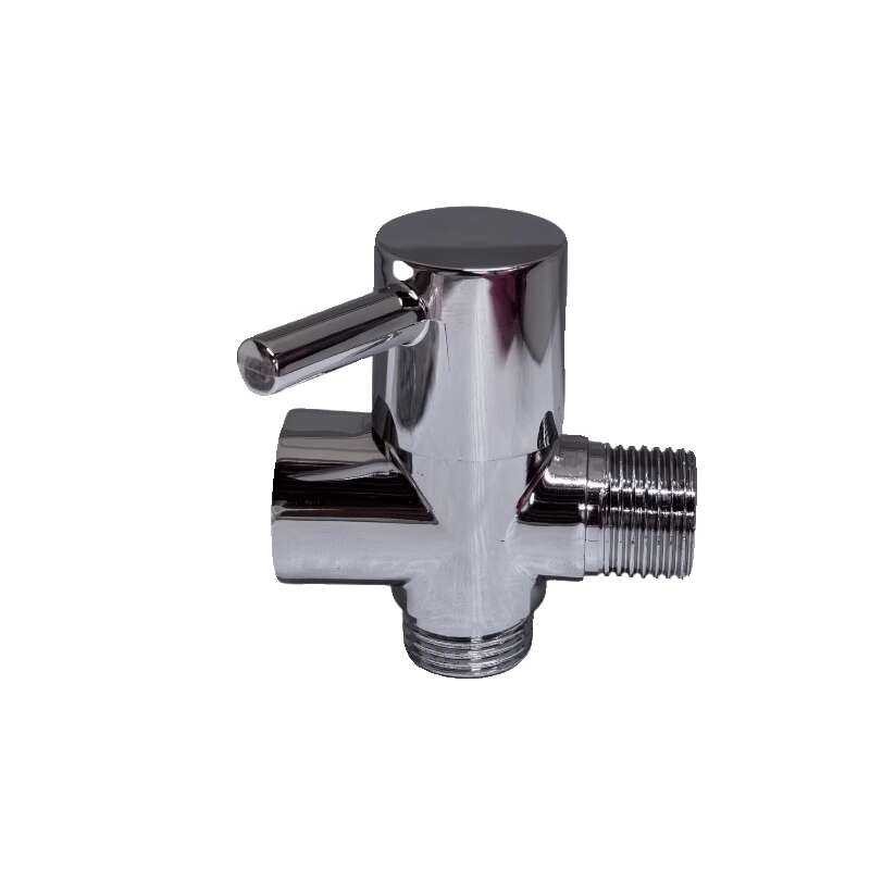 Valve Stainless 3-Way Steel Angle Valve One Inlet Two Outlets 1/2 Inch ...
