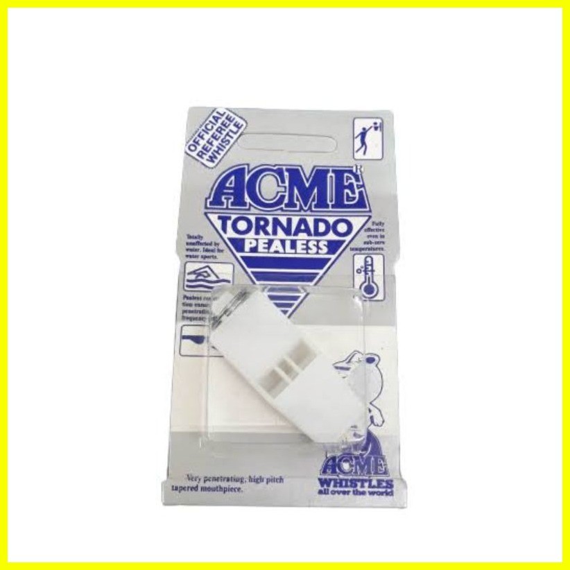 PUTIH White Tornado Acme Whistle Acme Slimline Tornado 636 Whistle | Shopee Philippines