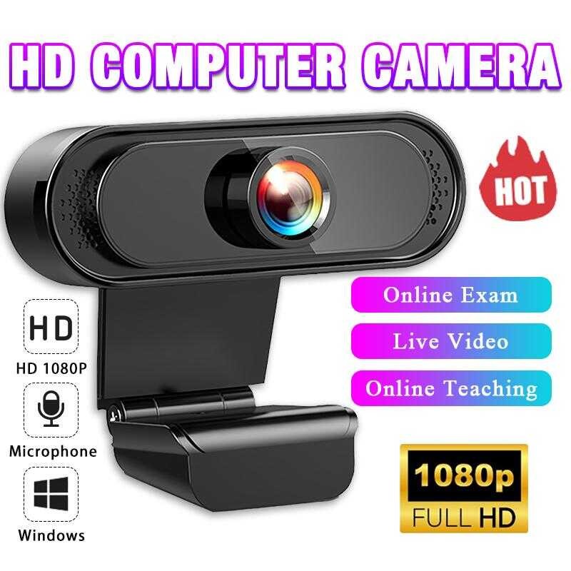 ANSEN Webcam For PC Laptop Online Class 2K 1080P HD USB Web Camera With ...