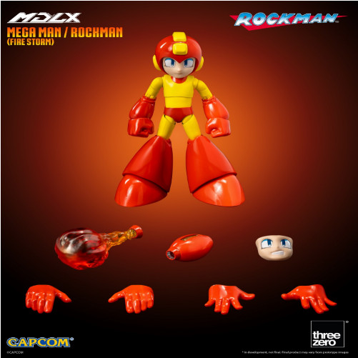 Threezero MDLX Rockman Fire Storm 4 Inches | Shopee Philippines