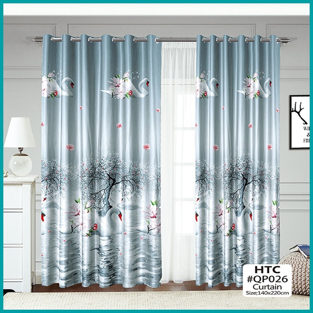 With 6 Ring Kurtina Curtain For Door Decors Curtains Sale for Window ...