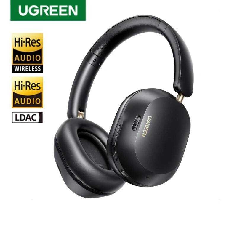 UGREEN ☽ Max5c Wireless Bluetooth Headphones 43Db Hybrid Active Noise Cancellation Hi-Res LDAC ...