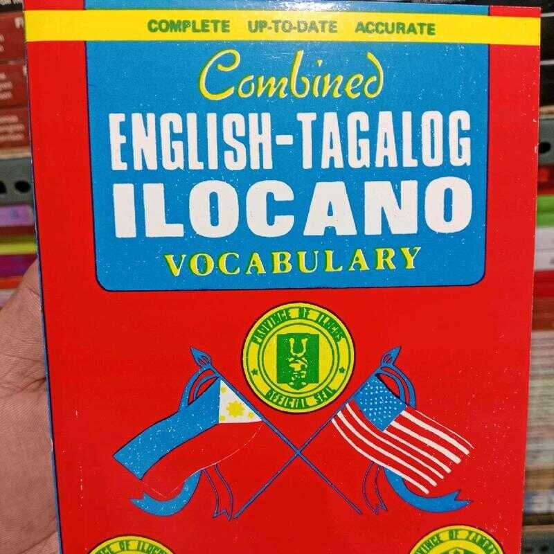 COMBINED ENGLISH - TAGALOG ILOCANO VOCABULARY | Shopee Philippines